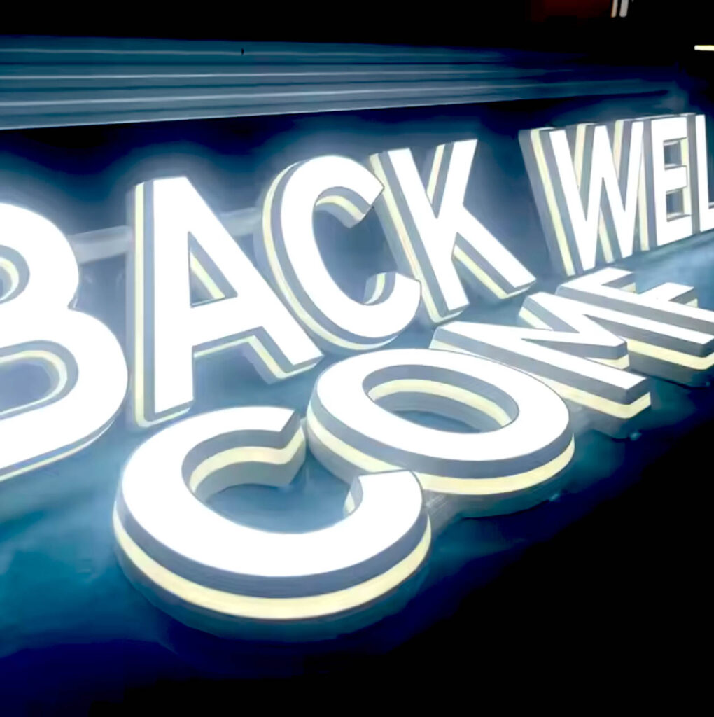 LED Frontlit Sign – Center-Line Side Lit – 3D Series - Matching ...